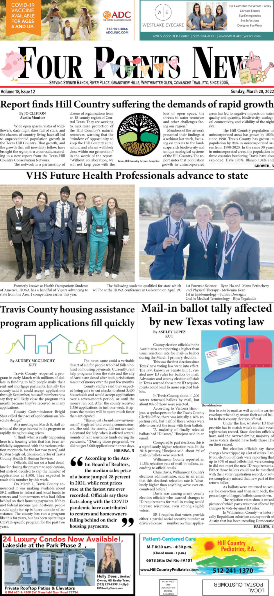 Four Points News - Serving Steiner Ranch, River Place, Grandview Hills ...