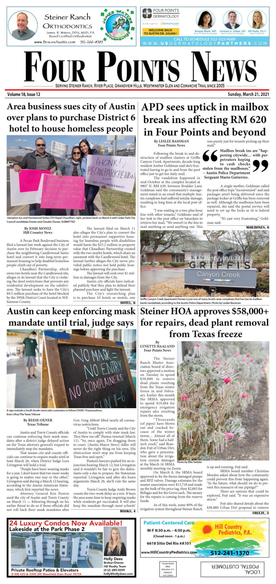 March 21 2021 Issue Four Points News