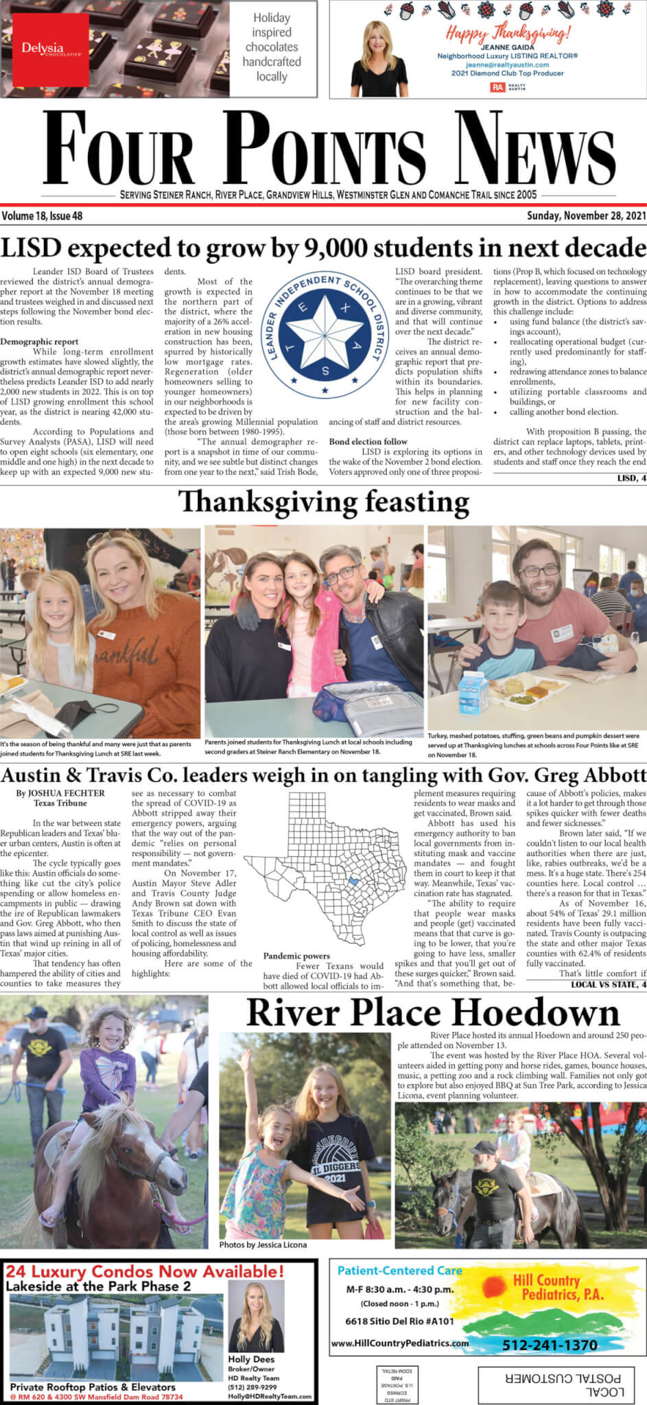 November 28, 2021 Issue - Four Points News