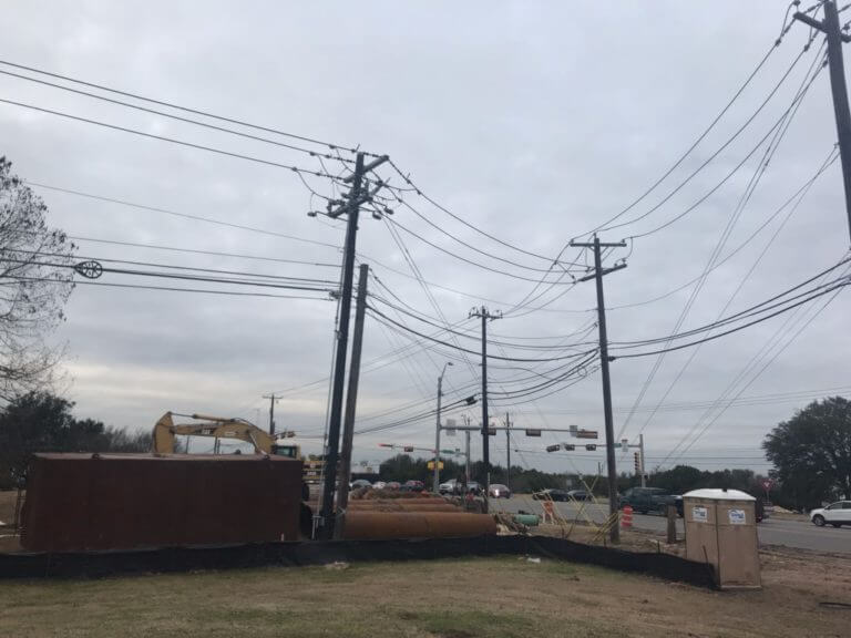 Utility relocation makes room for 2222 expansion - Four Points News