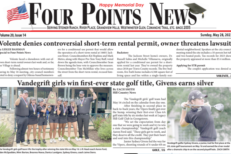 Four Points News - Serving Steiner Ranch, River Place, Grandview Hills ...