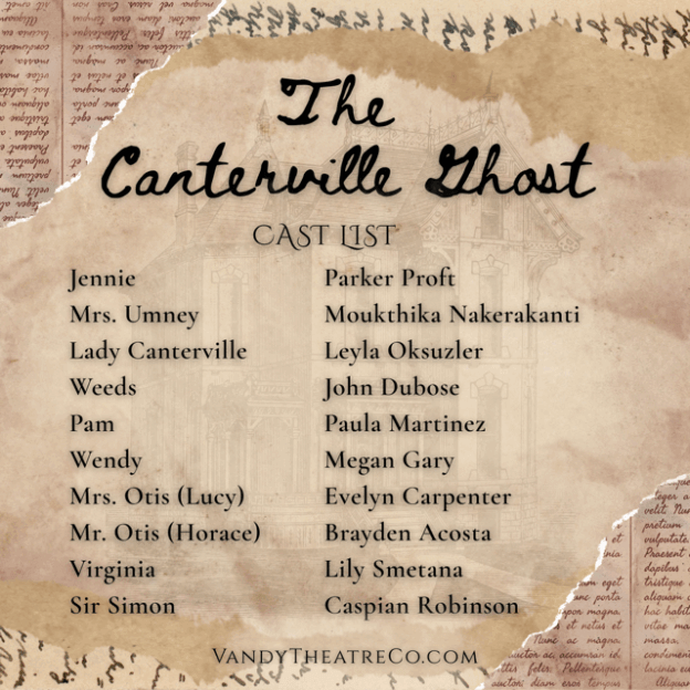Vandegrift High School Theatre Brings The Canterville Ghost to the ...