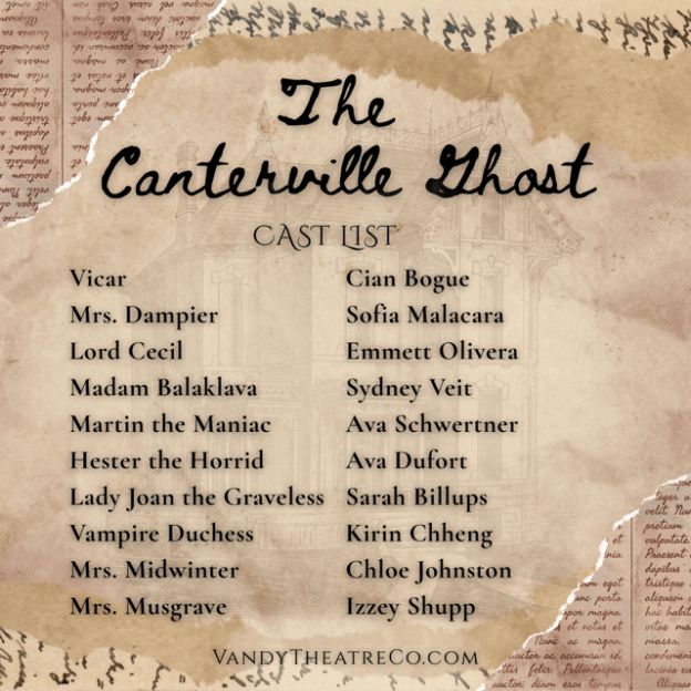 Vandegrift High School Theatre Brings The Canterville Ghost to the ...