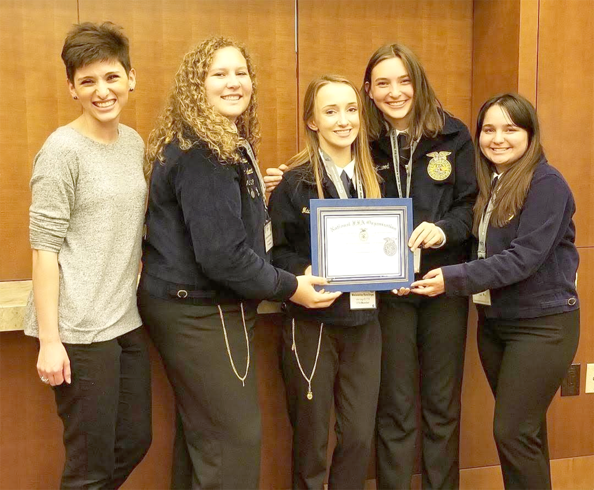 FFA veterinary science team places 8th at nationals - Four Points News