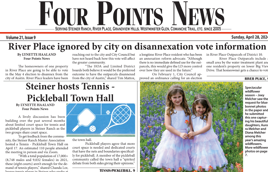 Four Points News - Serving Steiner Ranch, River Place, Grandview Hills ...
