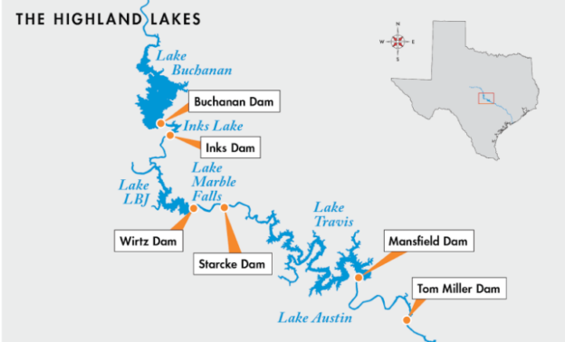 Lake Travis levels rise from recent rains, LCRA’s open floodgates ...